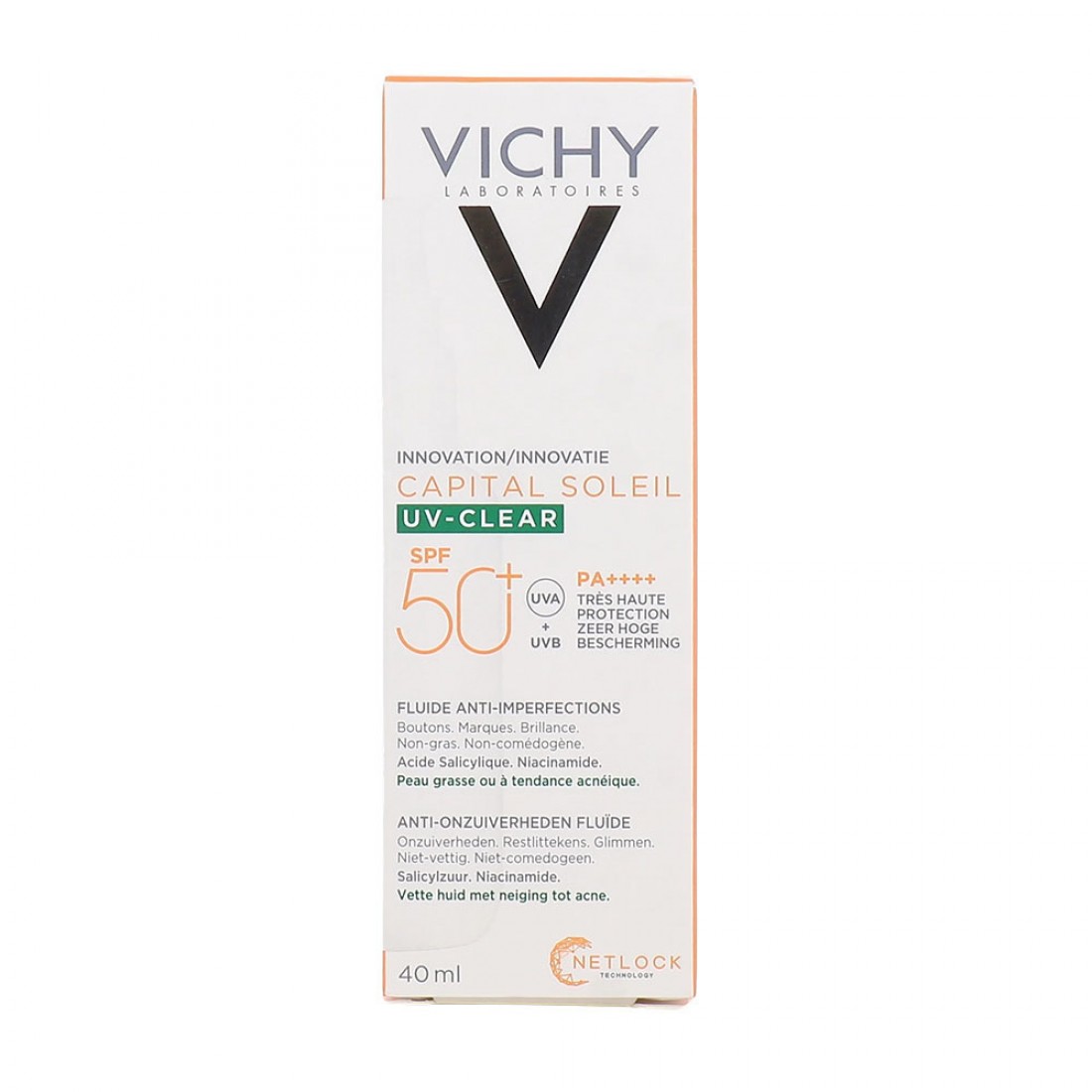 Vichy Capital Soleil UV-Clear Sunscreen Facial Lotion SPF50 40ml