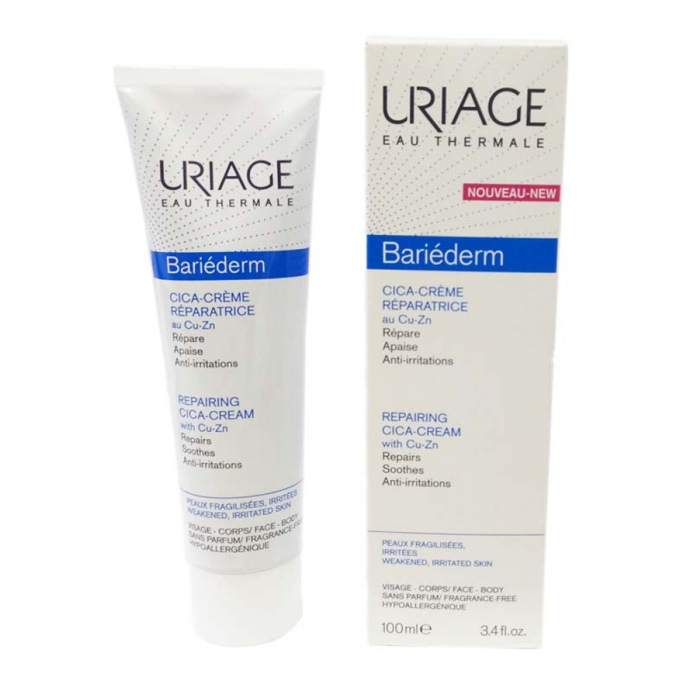 URIAGE Bariederm Repairing Cica Cream au Cu-Zn 100ml