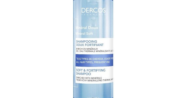 VICHY DERCOS Mineral Shampoo Απαλό Σαμπουάν Καθημερινής Χρήσης, 400ml
