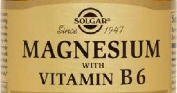 Solgar - MAGNESIUM WITH VITAMIN B6, 100TABS