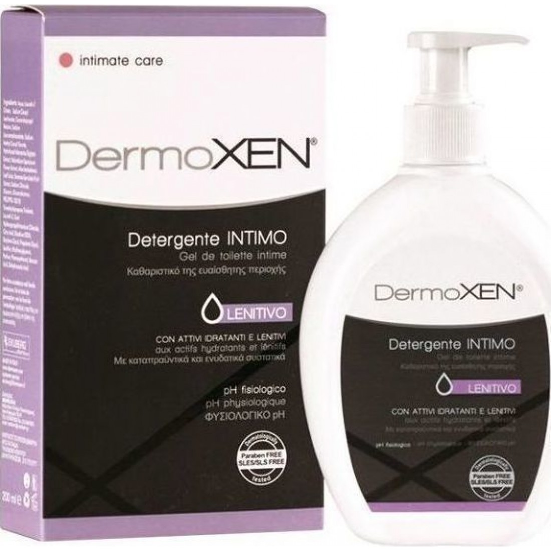 Dermoxen Lenitivo Detergente Gel de Toilette Intimo Cleansing Liquid ...