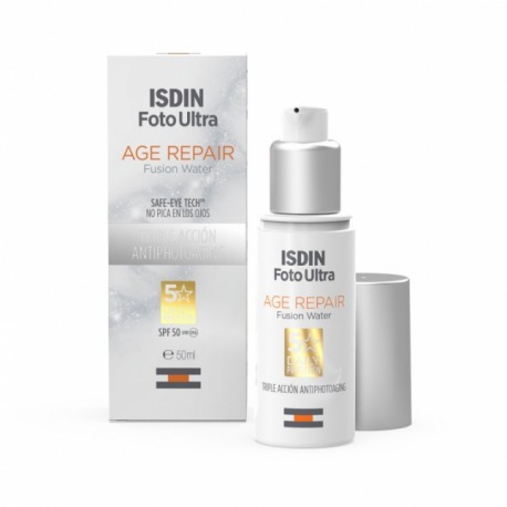 Isdin Foto Ultra Age Repair Fusion Water with Safe Eye Tech SPF50+ 50ml