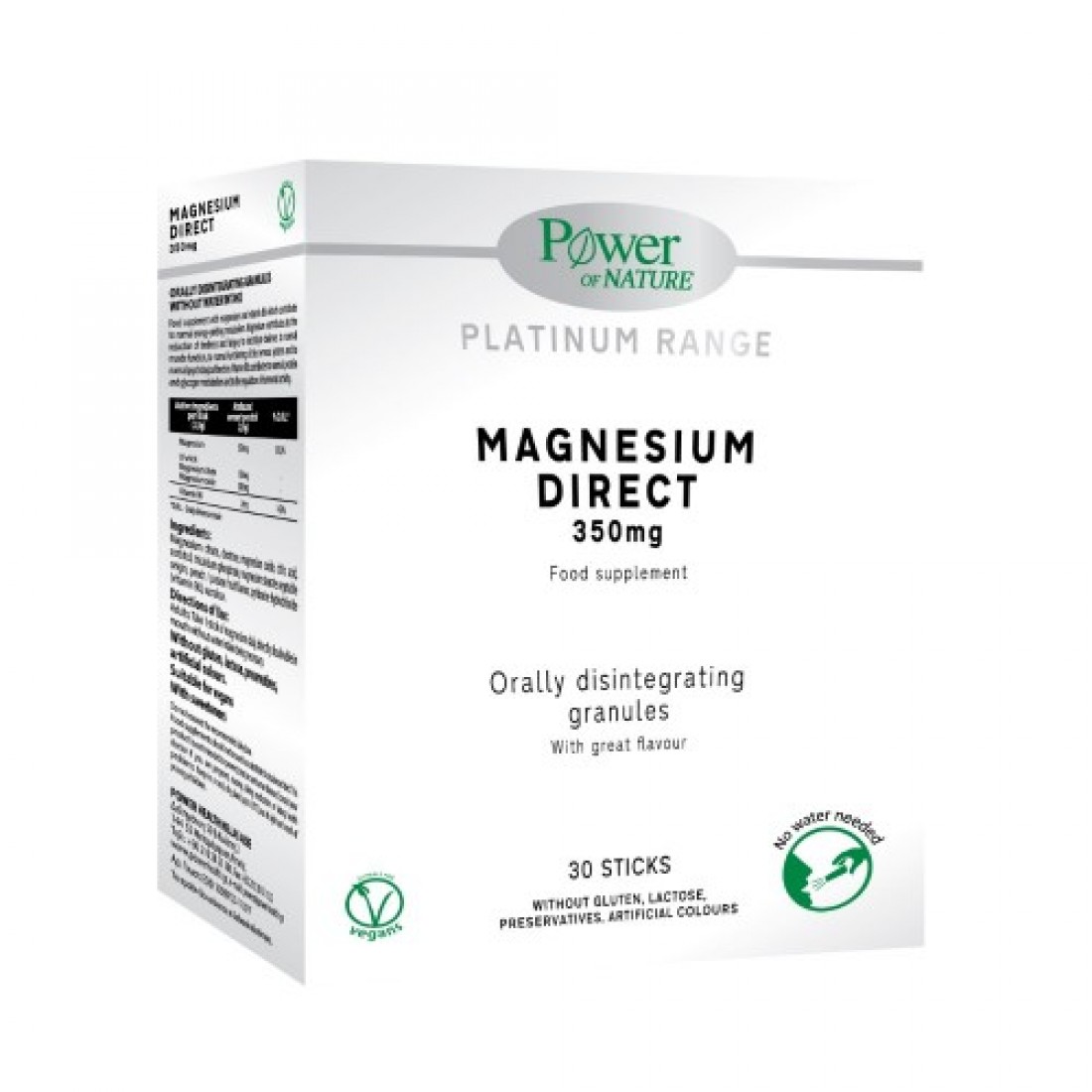 POWER MAGNESIUM DIRECT 350MG 30STICKS
