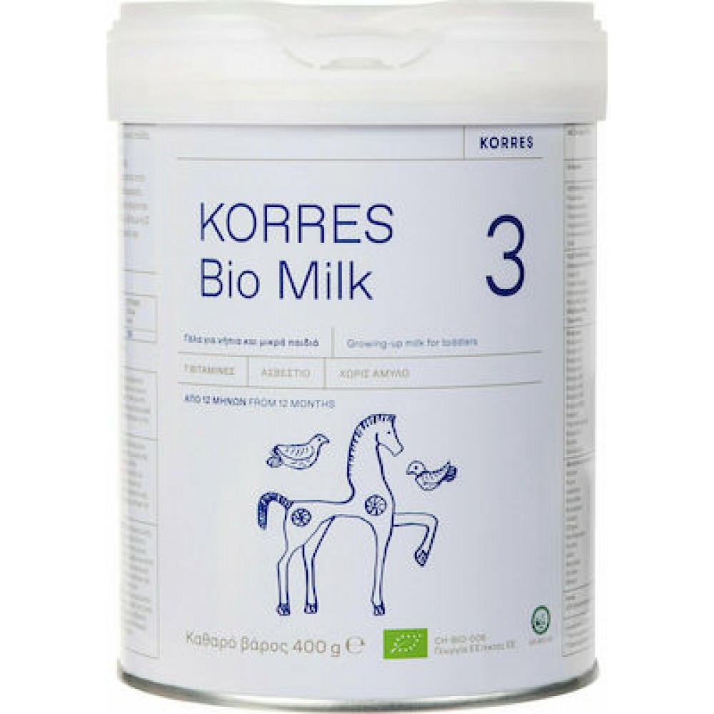 Korres Γάλα σε Σκόνη Bio Milk 3 12m+ 400gr