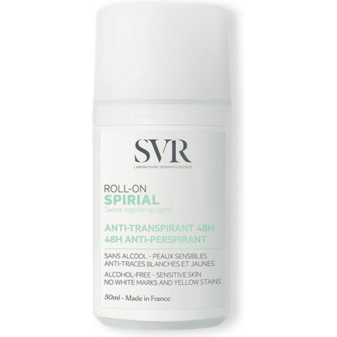 SVR Laboratoire Dermatologique Spirial Αποσμητικό 48h σε Roll-On 50ml