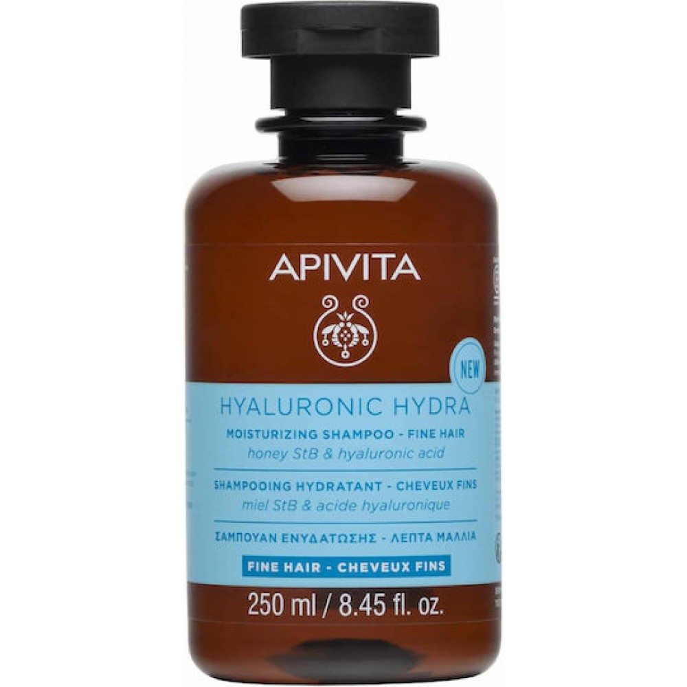 Apivita Hyaluronic Hydra Σαμπουάν Ενυδάτωσης για Λεπτά Μαλλιά 250ml